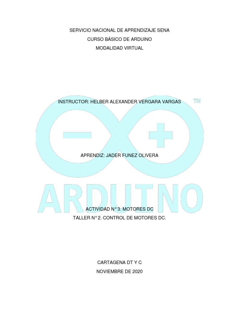 Actividad 3. Arduino Basico Sena | PDF | Arduino | Sistema Integrado