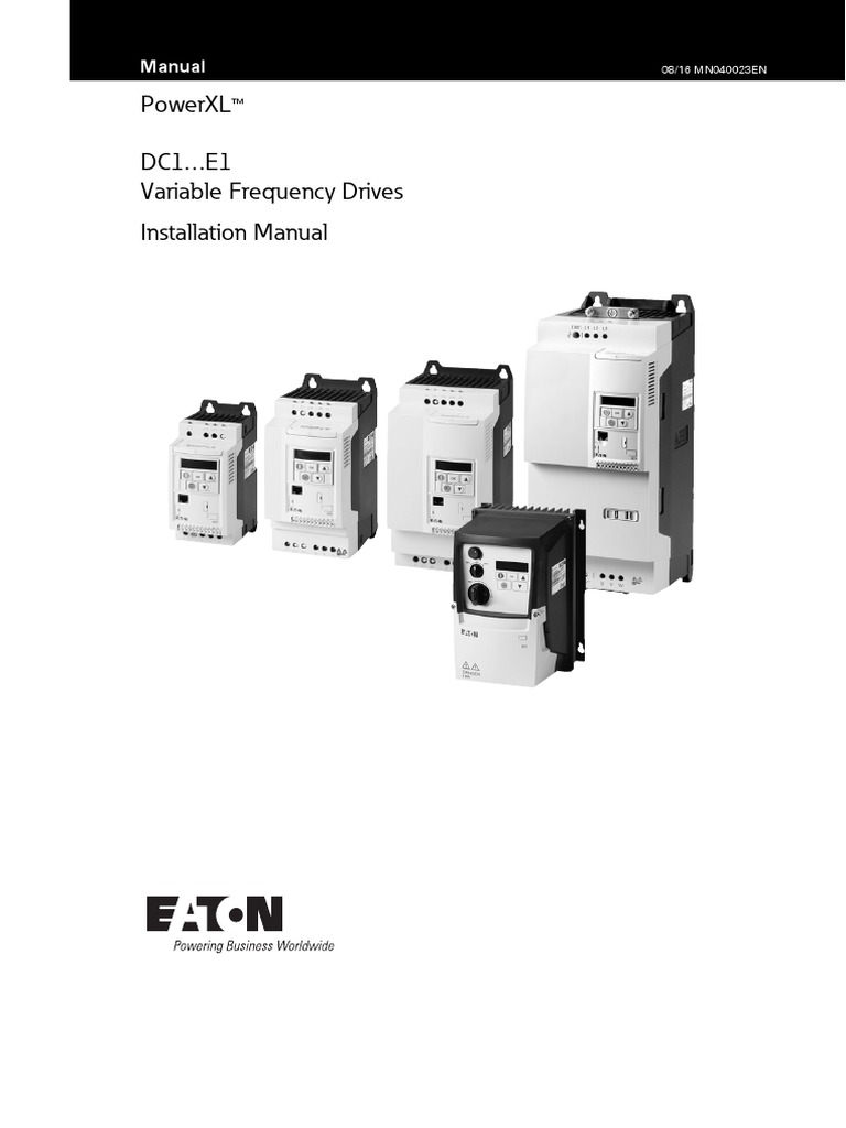 Eaton Inverter | PDF | Electric Motor | Mains Electricity