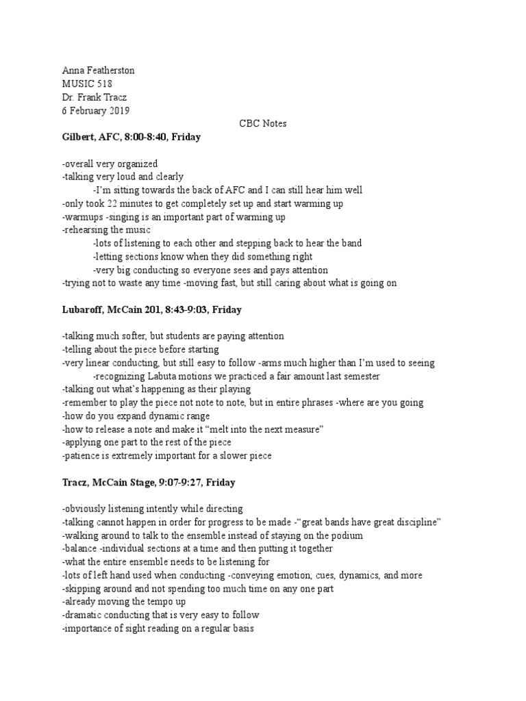 CBC Notes | Download Free PDF | Entertainment (General)