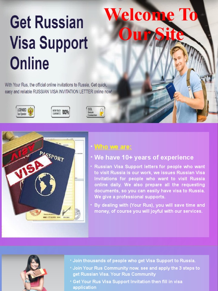 Welcome To Our Site | PDF | Travel Visa | Russia