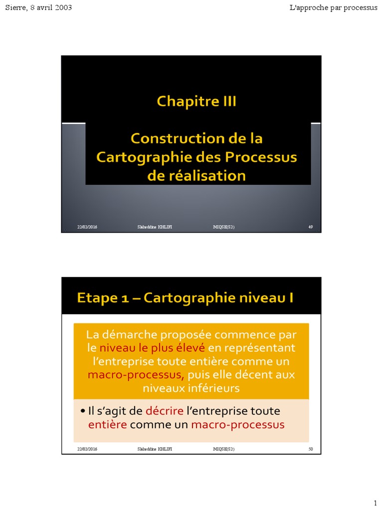 Cartographie des Processus d'Entreprise | PDF | Business