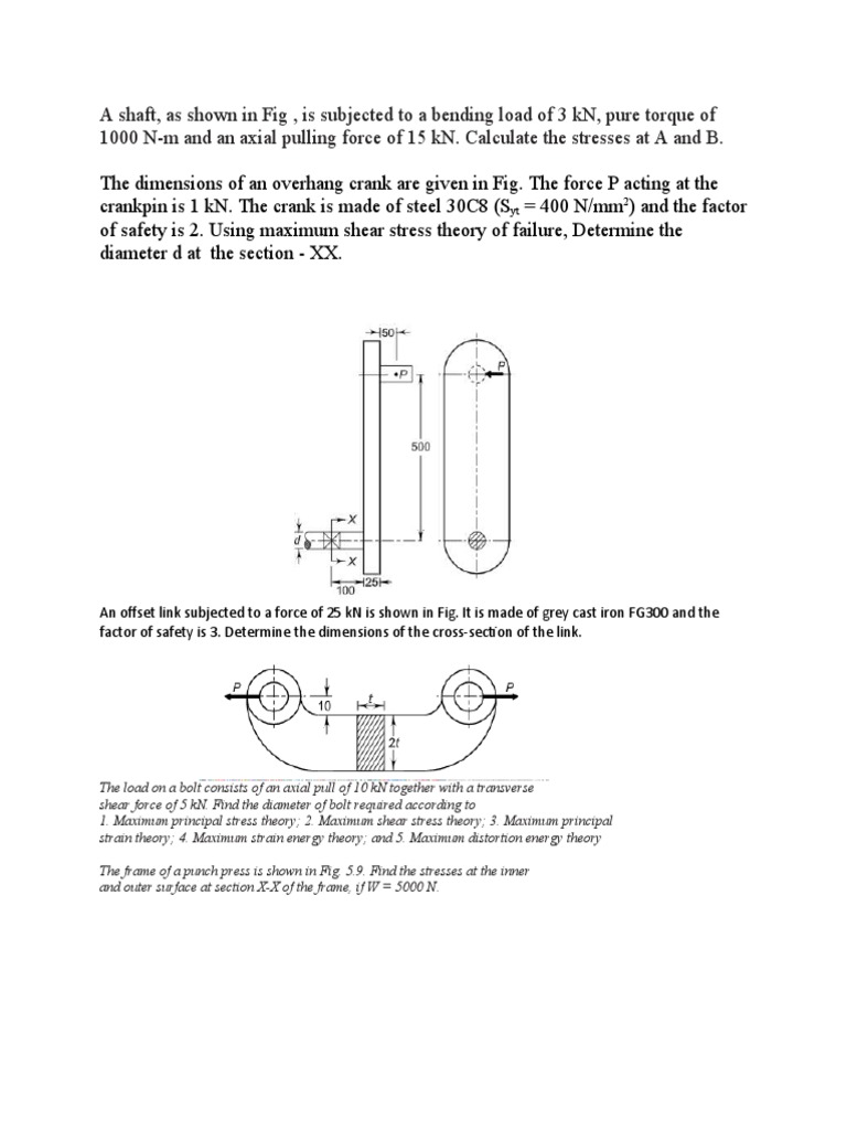 A Shaft | PDF | Strength Of Materials | Ultimate Tensile Strength