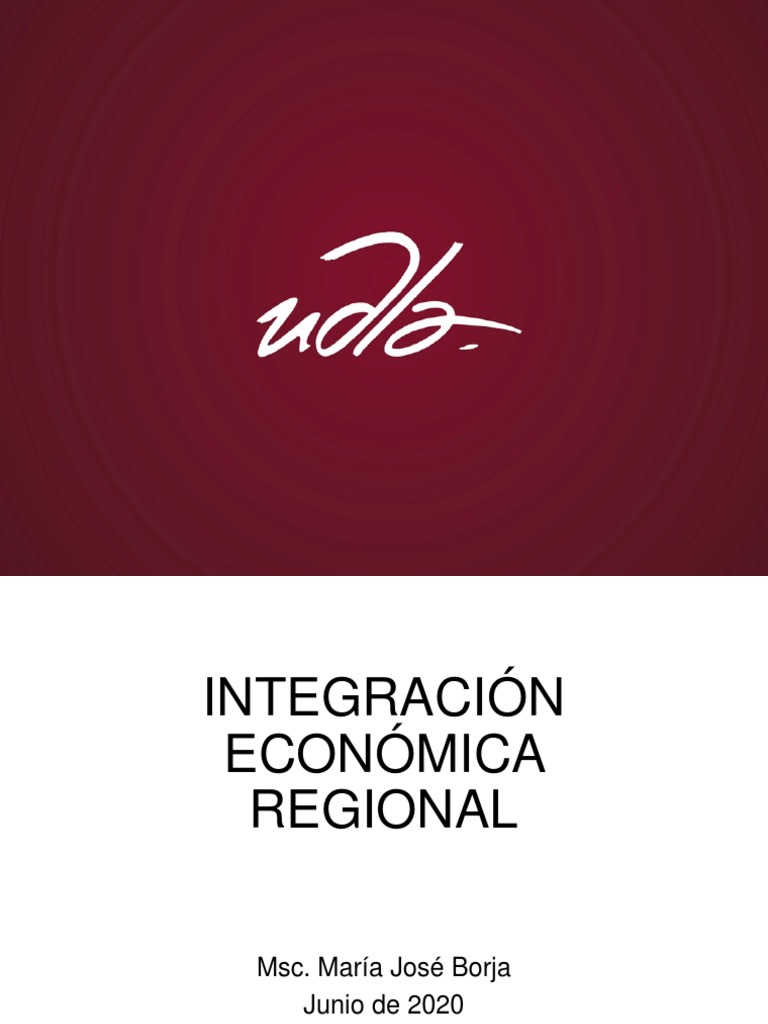 Unidad Integración Comercial | PDF | Integración económica | Acuerdo ...