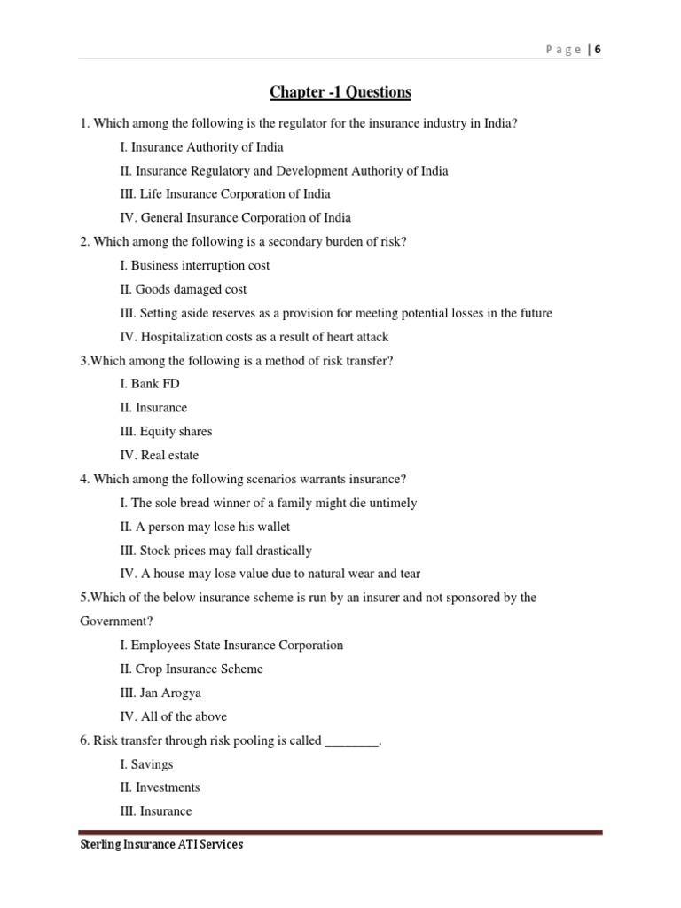 Chapter - 1 Questions | PDF