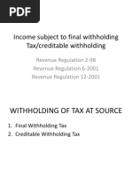 Summary of Final Income: Tax Table | PDF | Taxation In The United ...