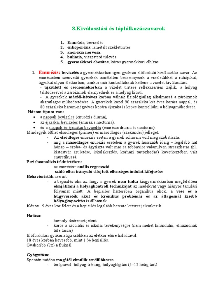 Pszicho 8-9. Tétel | PDF