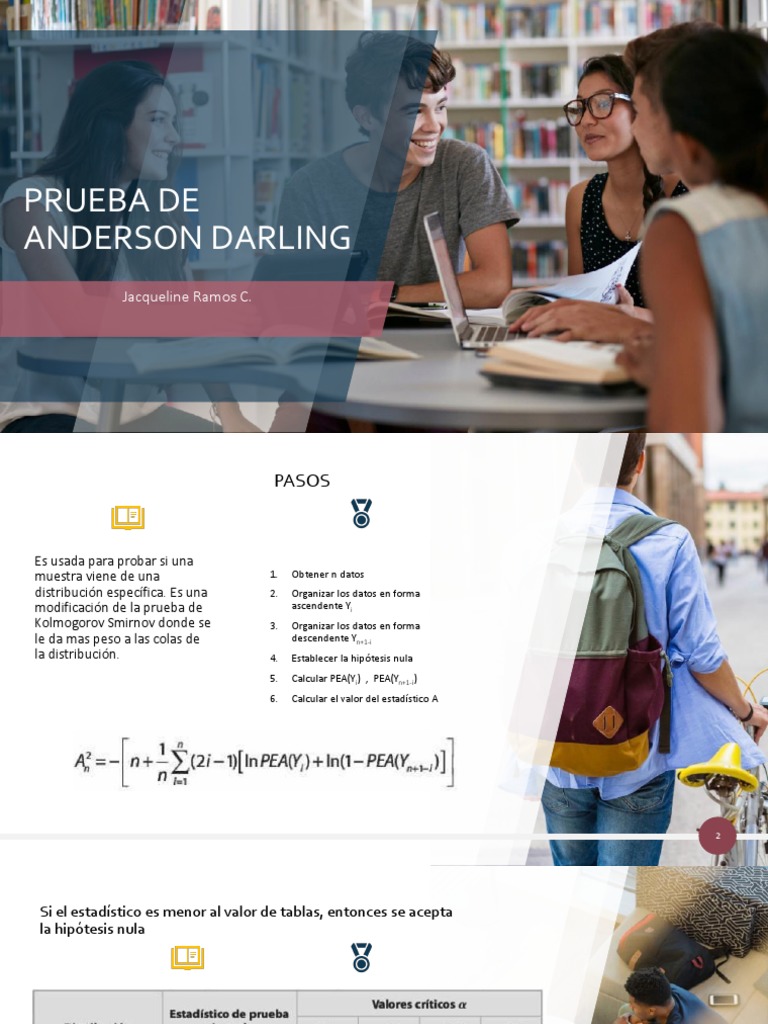 Prueba de Anderson Darling | PDF
