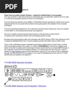 Special Unicode Symbols For Autocad | PDF | Typography | Digital Typography