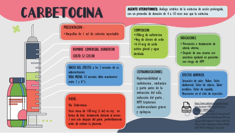 Duratocin Carbetocina | PDF | Tratamientos médicos | Rtt