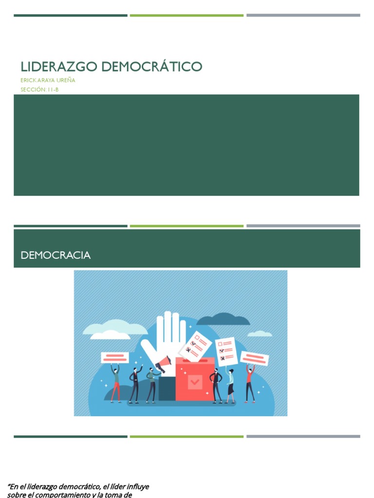 Liderazgo Democrático | PDF | Crecimiento personal y profesional | Política