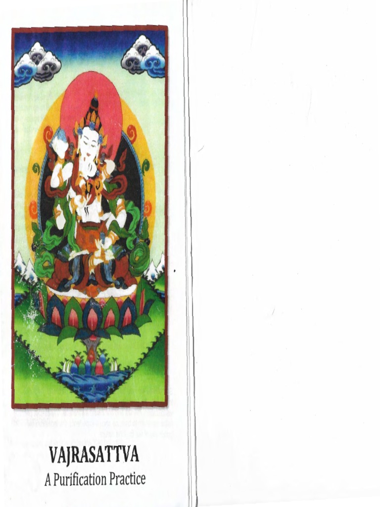 Vajrasattva Purification Practice Guide | PDF | Mantra | Buddhist ...