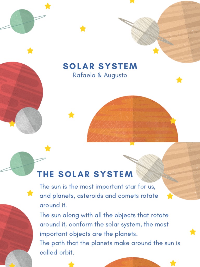 Solar System Printable | PDF | Solar System | Neptune