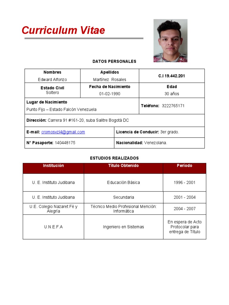 Curriculum Vitae | PDF | Educación avanzada | Business