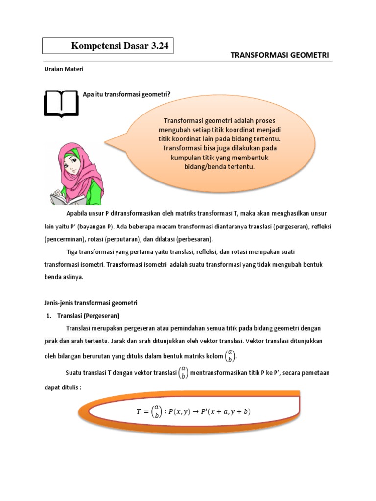 Modul Transformasi Geometri | PDF