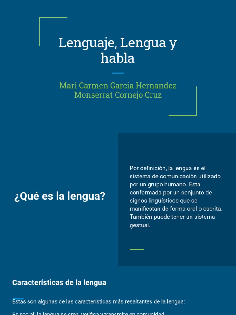 Lenguaje, Lengua y Habla PDF | PDF | Habla | Los símbolos