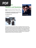 Simulacra and Simulation | PDF
