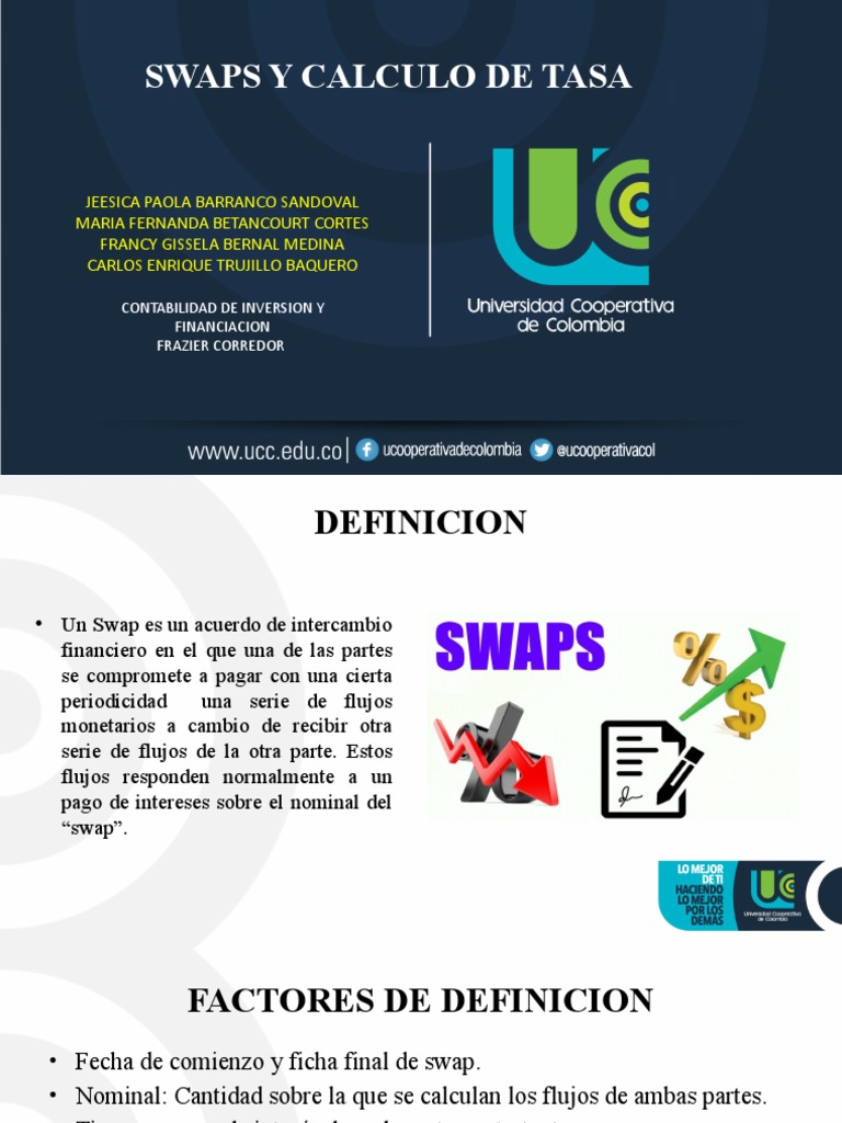 SWAPS | PDF | Swap (Finanzas) | Tasas de interés