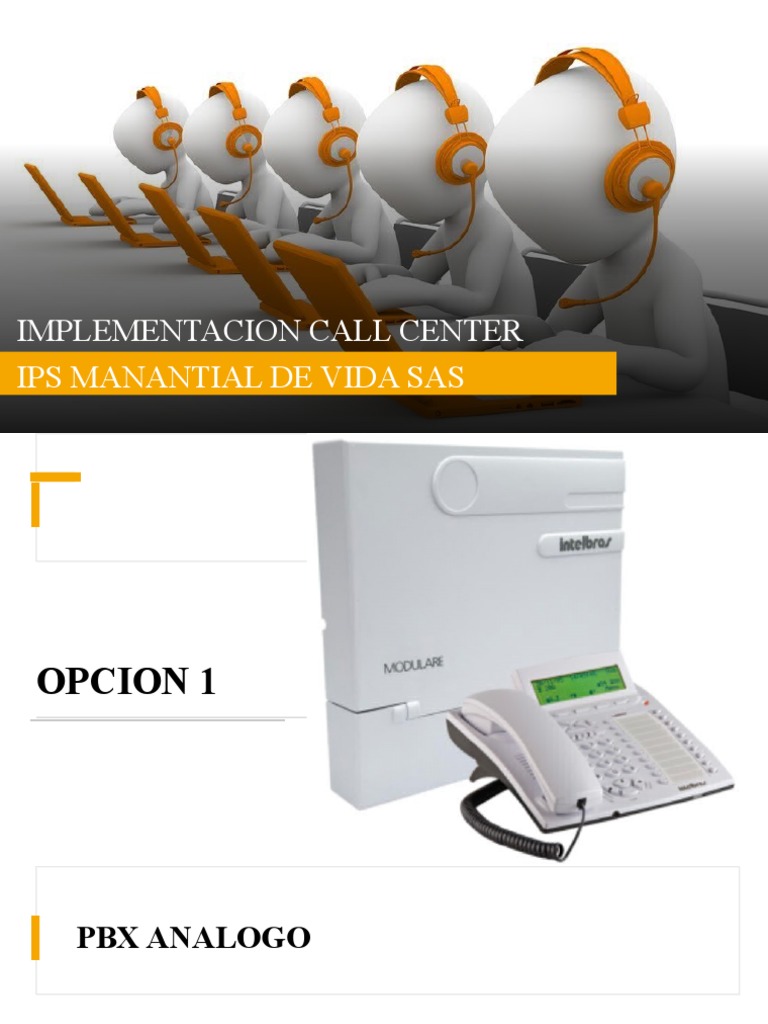 PROYECTO CALL CENTER - Pps | PDF | Voz sobre IP | Central telefónica