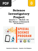 Science Investigatory Project With IMRAD Format | PDF
