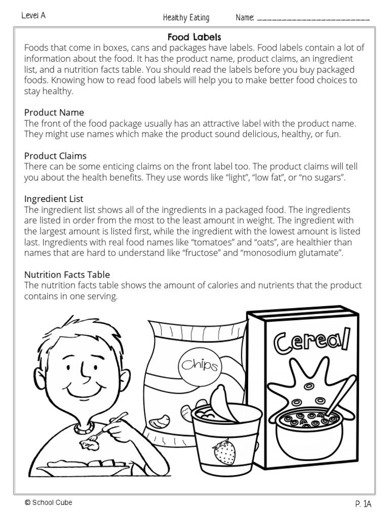 Health Grade 5 Ontario PDF | PDF | Nutrition Facts Label | Calorie