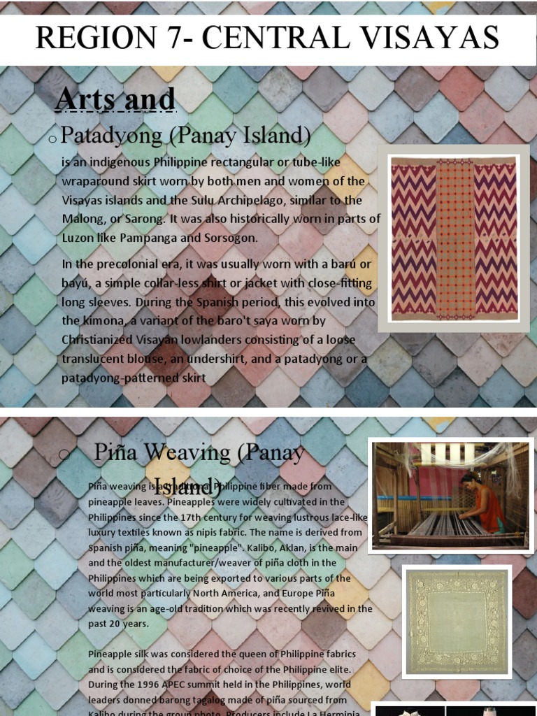 Arts And: Patadyong (Panay Island) | PDF | Philippines | Clothing