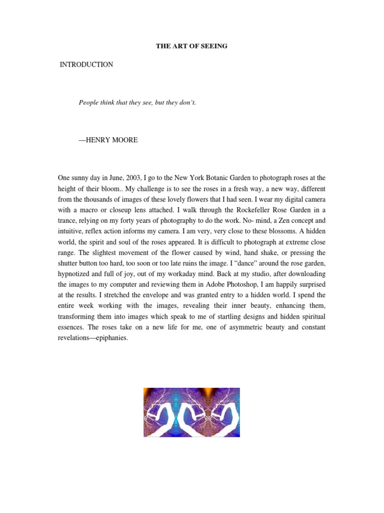 Art of Seeing | PDF
