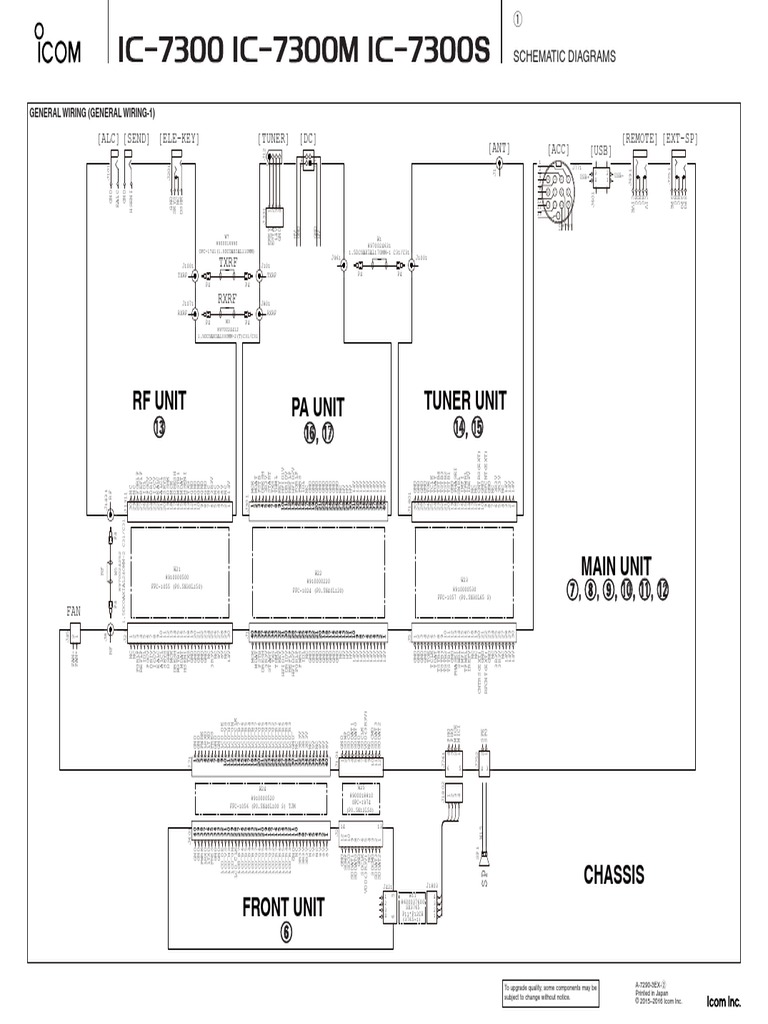 ICOM Transiever-IC-7300-Schematic PDF | PDF