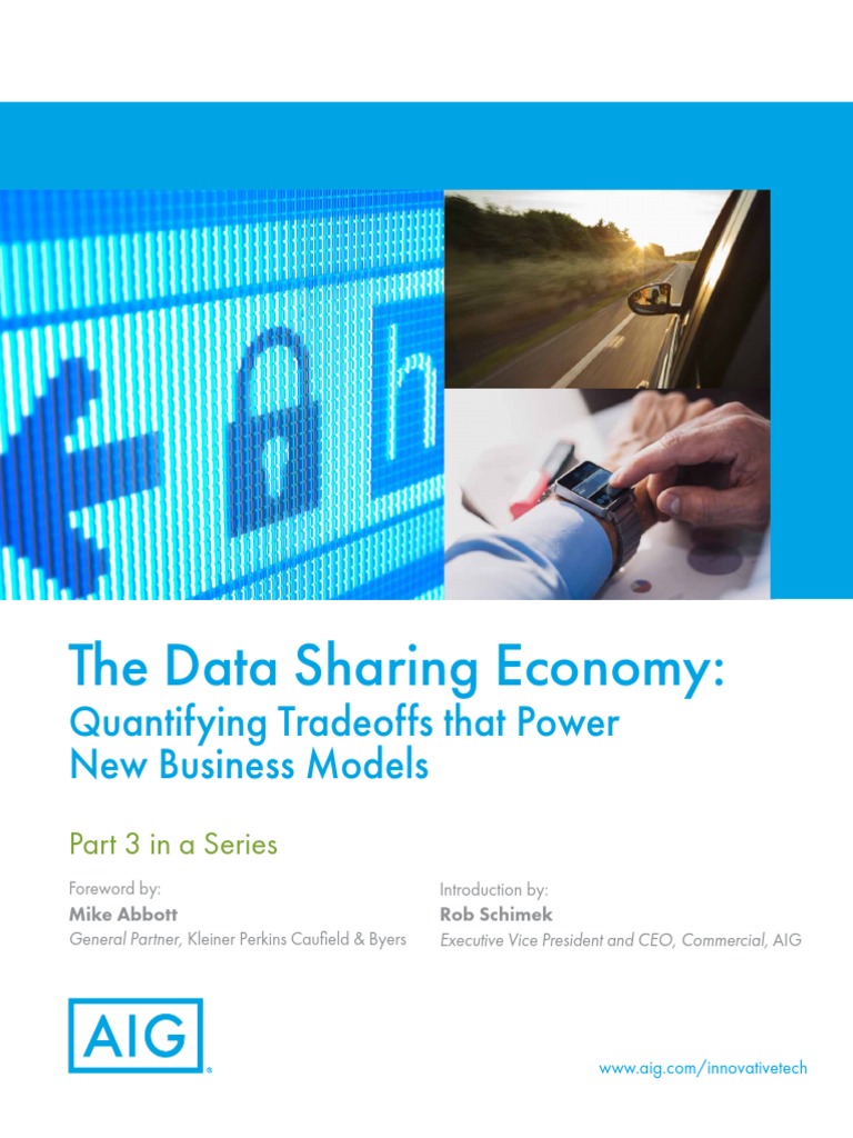 The Data Sharing Economy:: Quantifying Tradeoffs That Power New ...