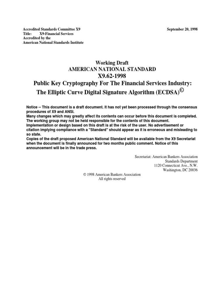 The Elliptic Curve Digital Signature Algorithm Pdf Pdf Cryptography Field Mathematics