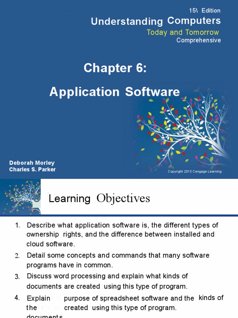Application Software: Computers Understanding | PDF | Spreadsheet ...