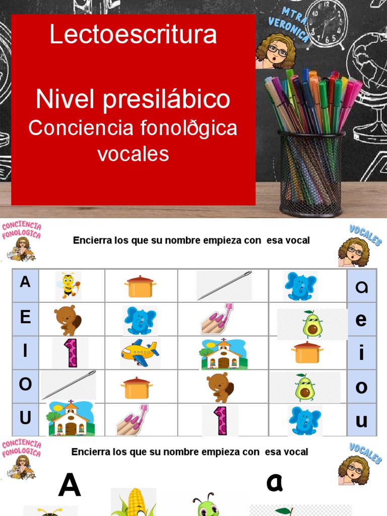 Conciencia Fonologica Vocales | PDF