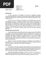 Qatar v. Bahrain | PDF | Jurisdiction | Sovereignty