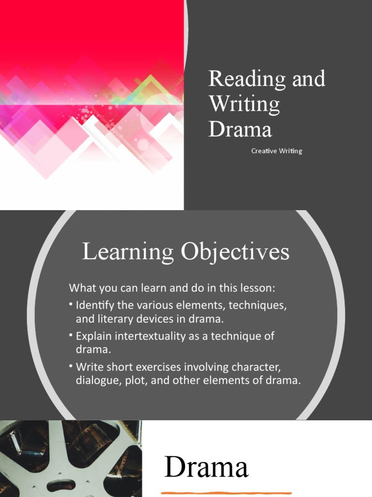 Drama Techniques for Reading and Writing Creative Works | PDF | Plot ...