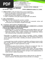 CESC Quarter 4 - Module 2 | PDF | Empowerment | Strategic Planning