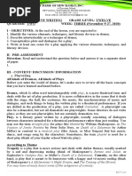 Creative Writing: Writing A Scene For One-Act Play | PDF | Play (Theatre) | Plot (Narrative)