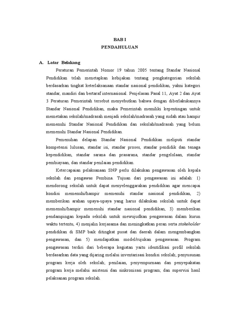 Contoh - Laporan Supervisi Akademik | PDF | Bisnis | Seni