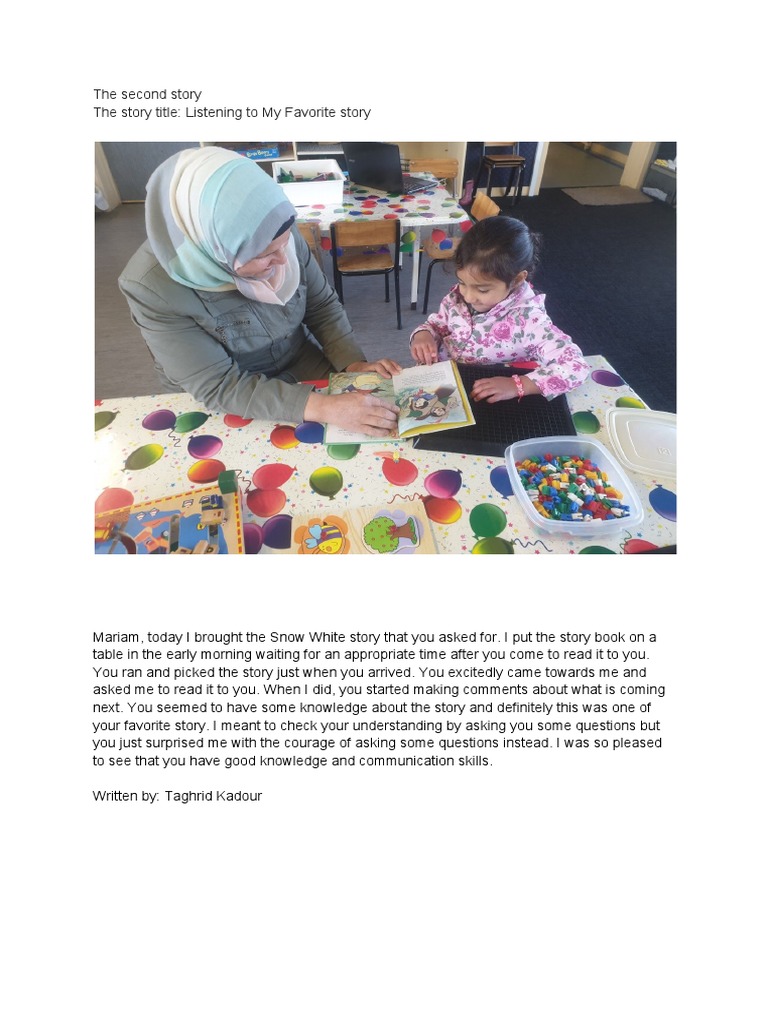 Learning Story, Mariam | PDF | Wellness | Mystery, Thriller & Crime Fiction