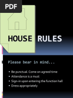 House Rules During Training | PDF