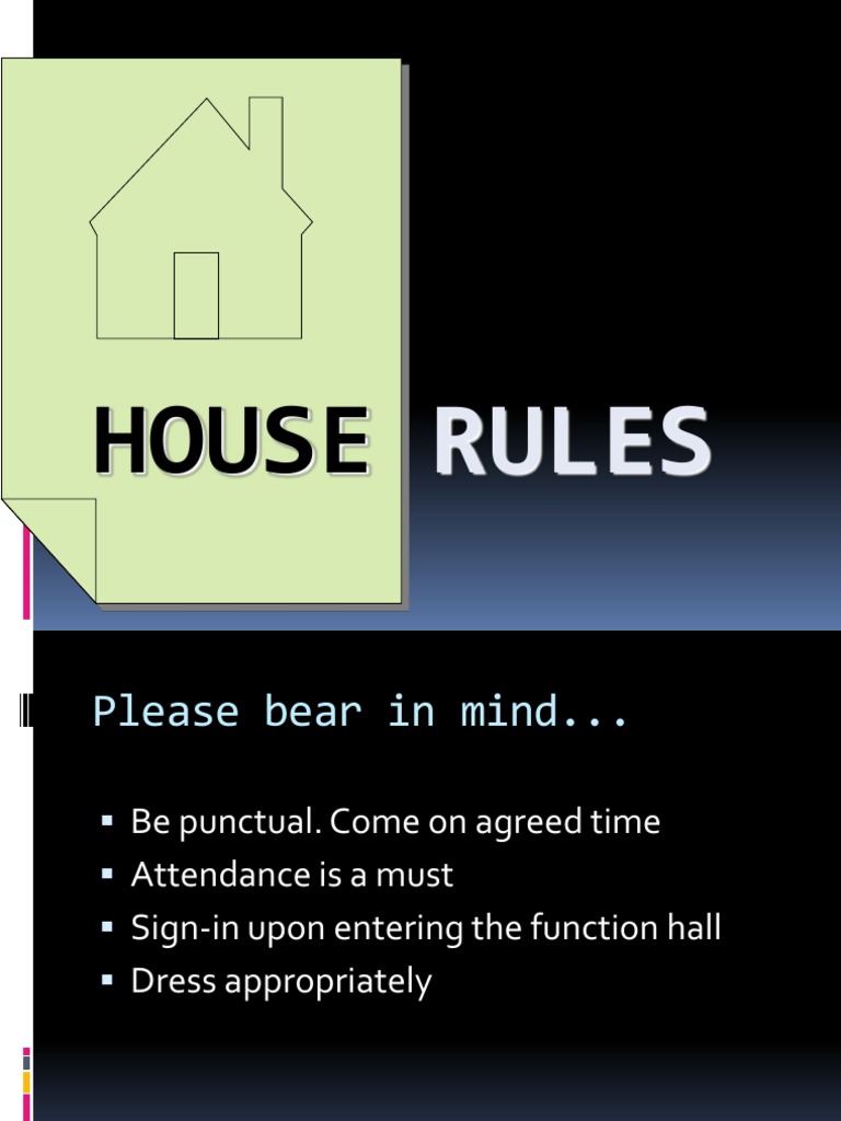 House Rules | PDF