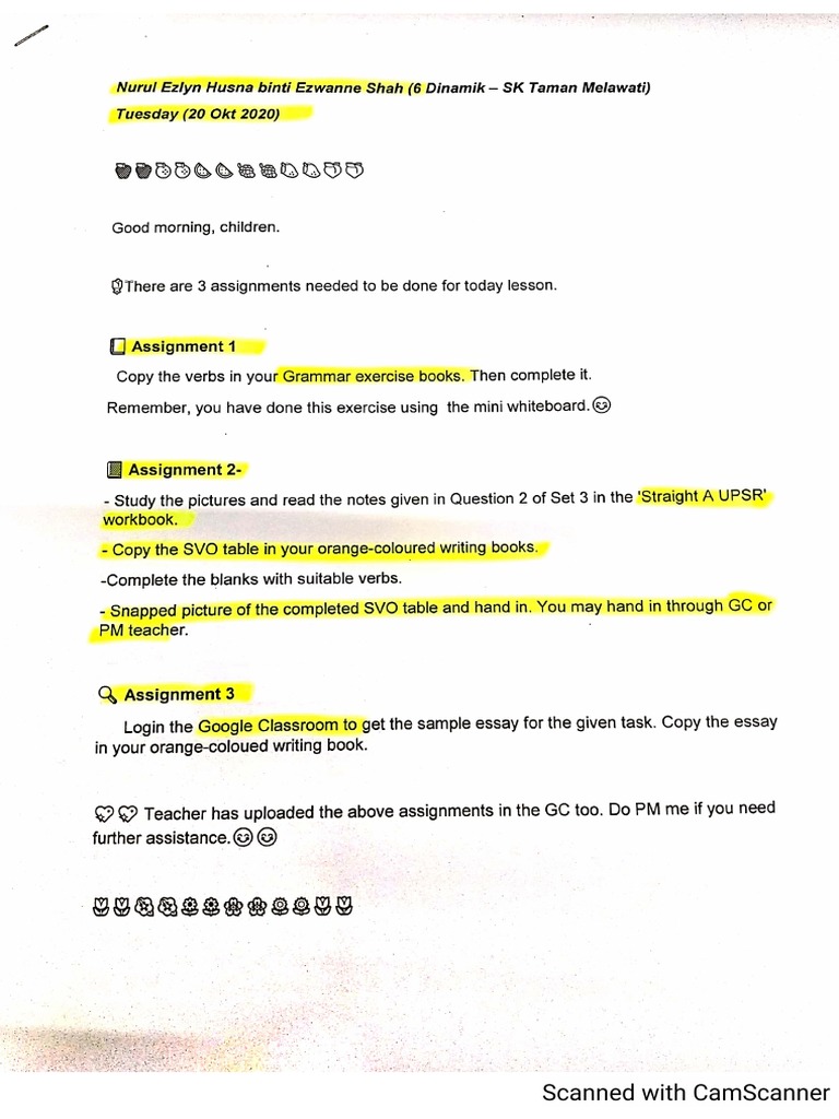 Ezlyn-Assignment 1-3 Remarks From Madam PDF | PDF