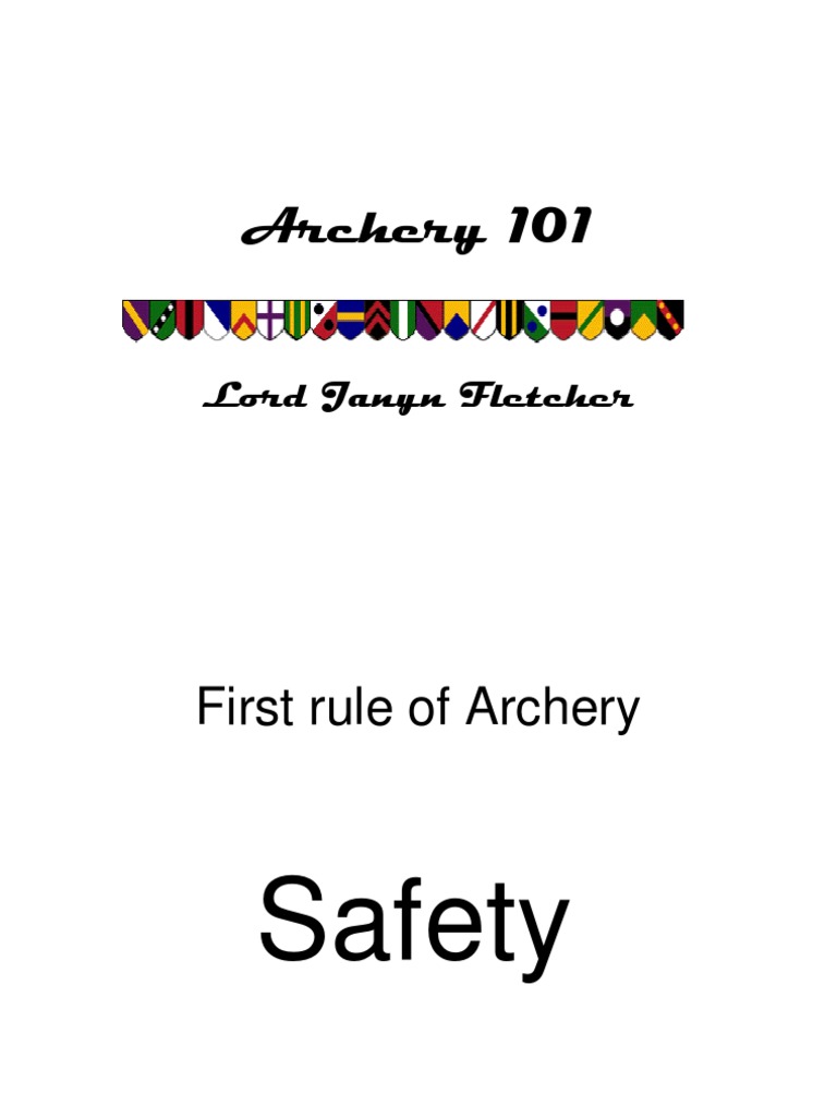Archery 101 PDF | PDF | Archery | Arrow