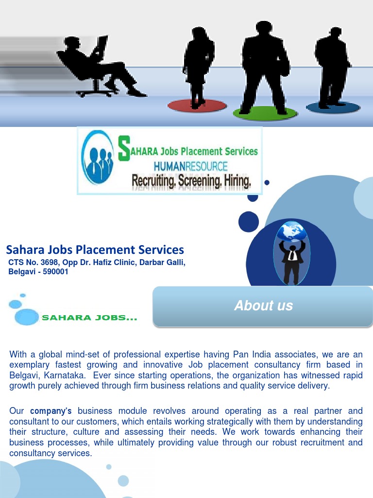 Sahara Jobs Placement Services - PROFILE | PDF