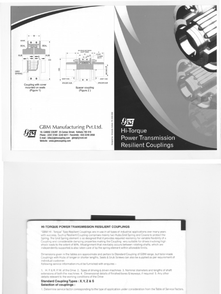 Resilient Coupling Catalogue | PDF