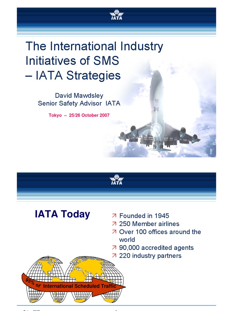 IATA Strategies - The International Industry Initiatives of SMS | PDF ...