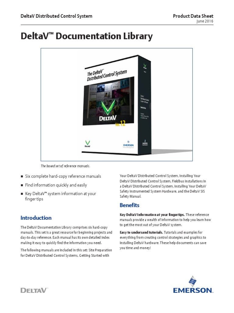 Product Data Sheet DeltaV Documentation Library | PDF | Systems Engineering | Computing