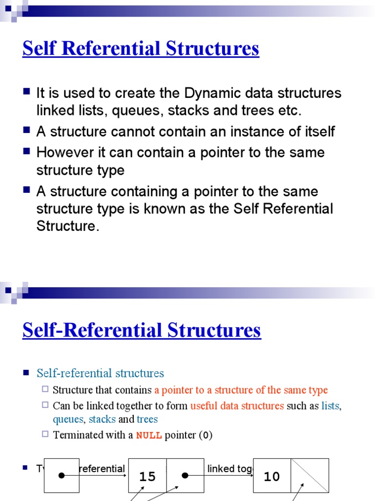 11 Self Referencial Structure | PDF