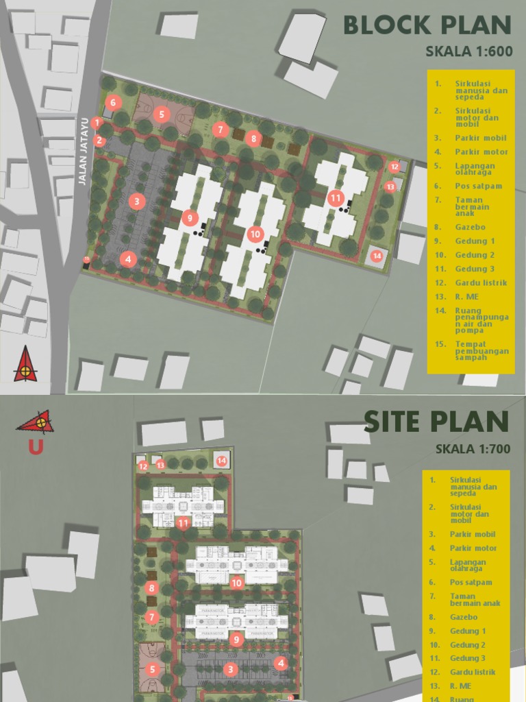 TVD Block Plan Site Plan - Berti Dara Suryani - 3TB01 - 21318412 | PDF