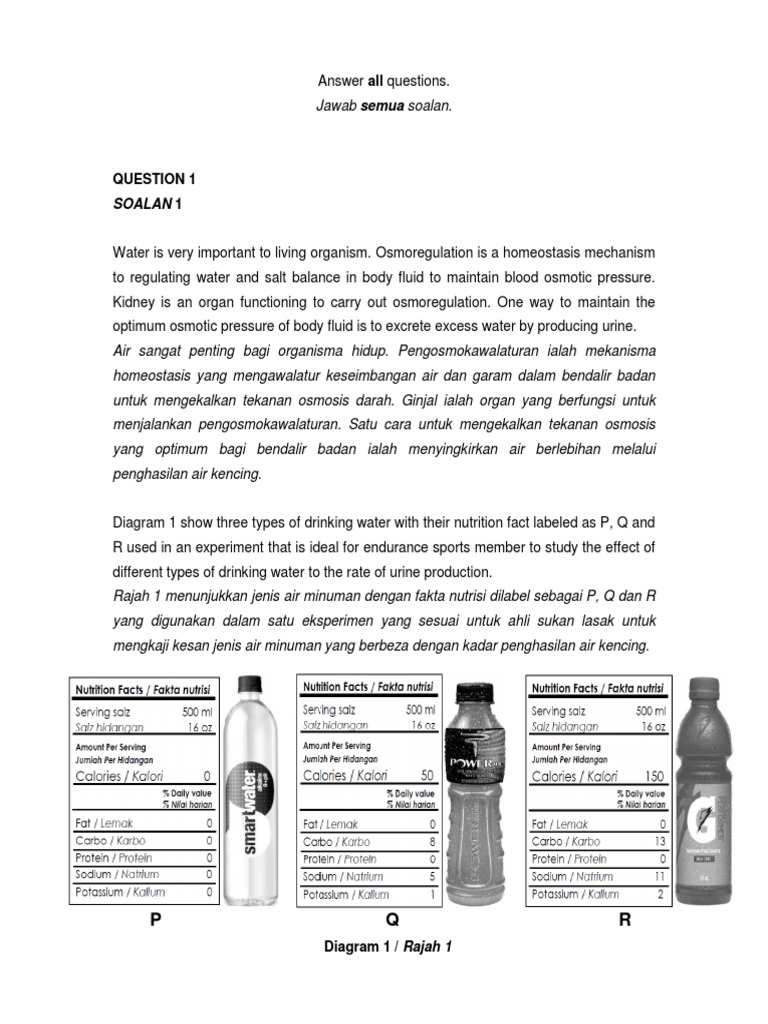 Trial SPM P3 QN 2020 Kelantan PDF | PDF
