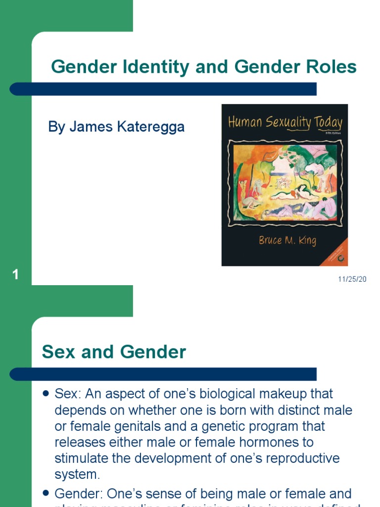 GENDER DIFFERENTIATION Lecture 3 | PDF | Gender Identity | Gender