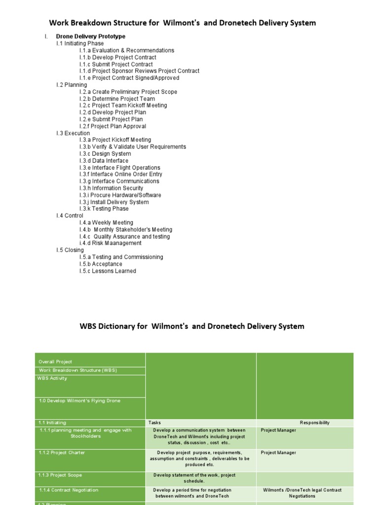 WBS Assignment | PDF | Systems Engineering | Business